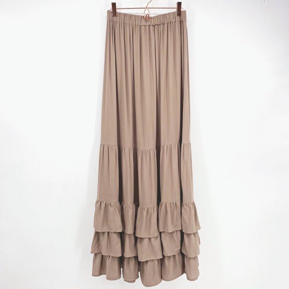 Cider | Skirts | Cider Ruffle Tiered Cottagecore Midi Skirt | Poshmark